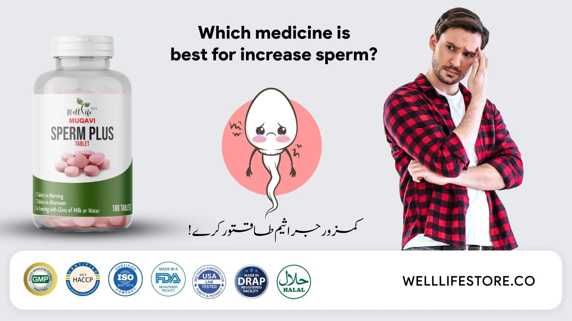 Low Sperm Count? See If Tablets Can Help You – Well Life Store